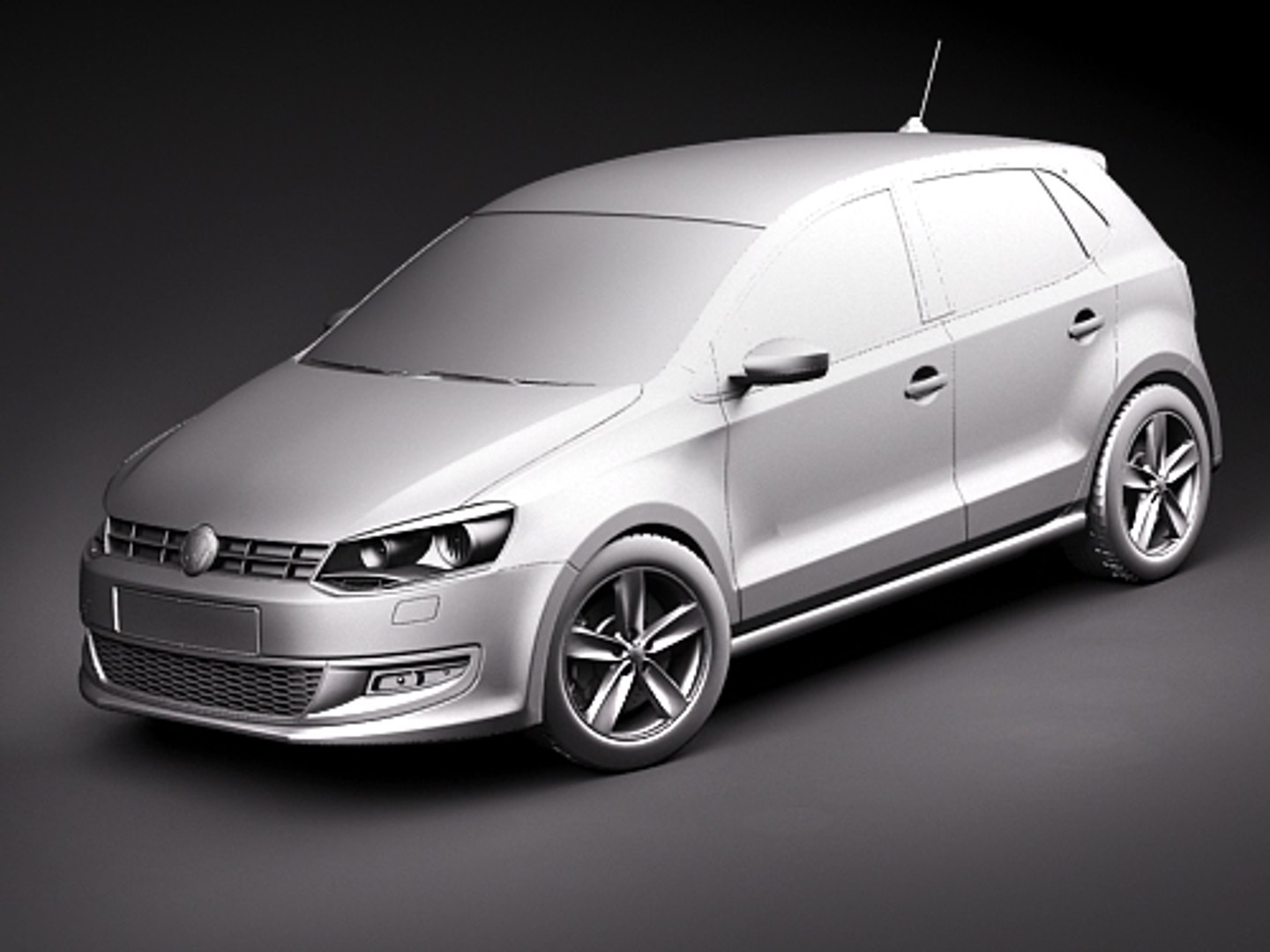 Volkswagen Polo V 5 3d Model