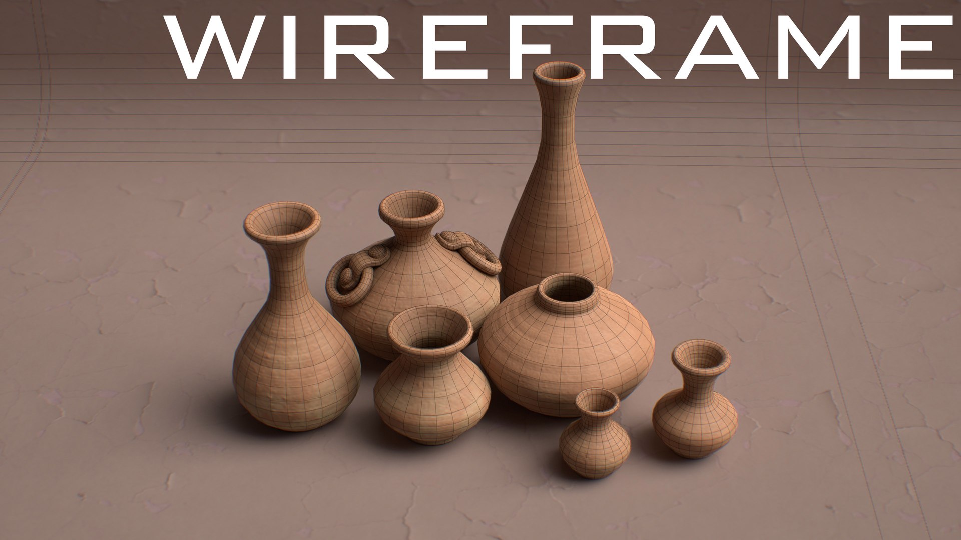 Clay Vessel Pack Model - TurboSquid 2110261