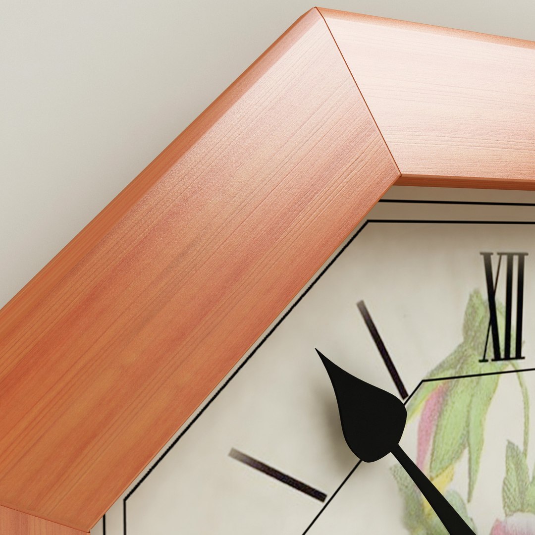 Wall Clock V3 3d 3ds