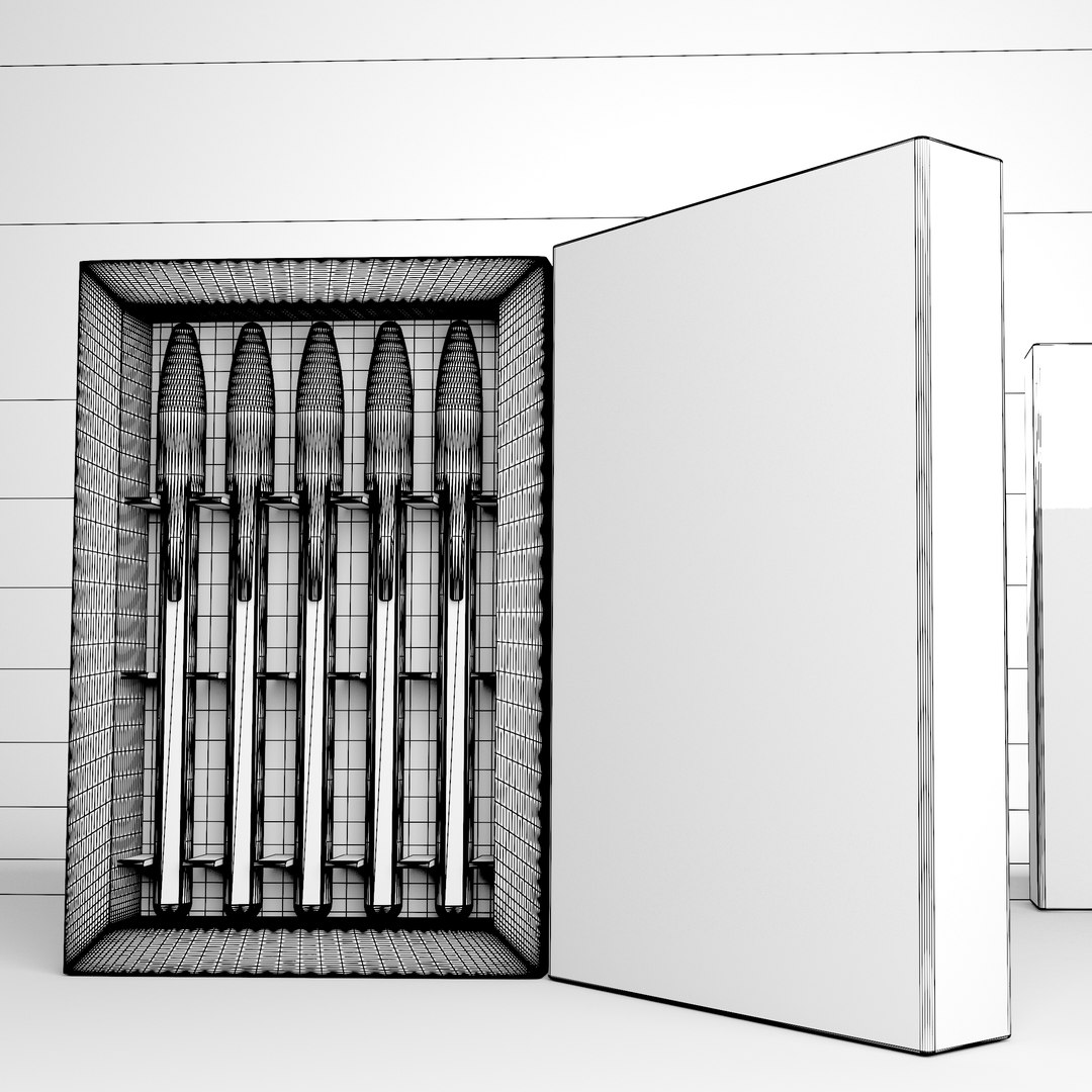 Pen And Box - 3D Model Ready To Render Inside 3dsMax And Vray Model ...