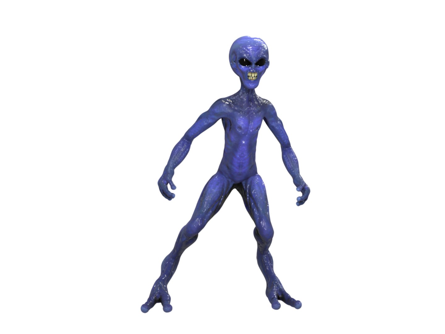 3D Alien Blender Animate Model - TurboSquid 1610150