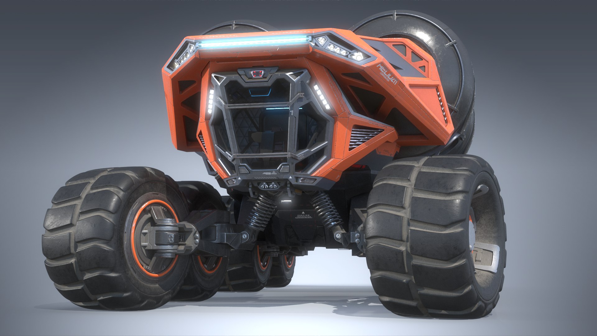 Sci-fi Rover Refueler 3D Model - TurboSquid 1614897