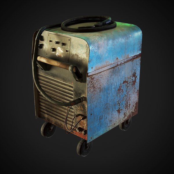 3D Old Rusted Welding Machine - TurboSquid 1758217