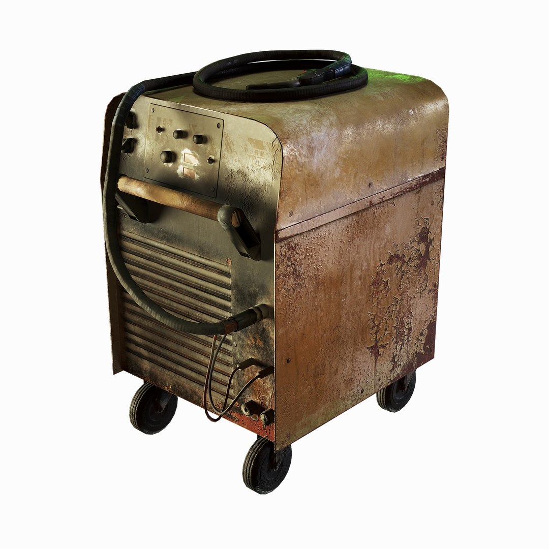 3D Old Rusted Welding Machine - TurboSquid 1758217