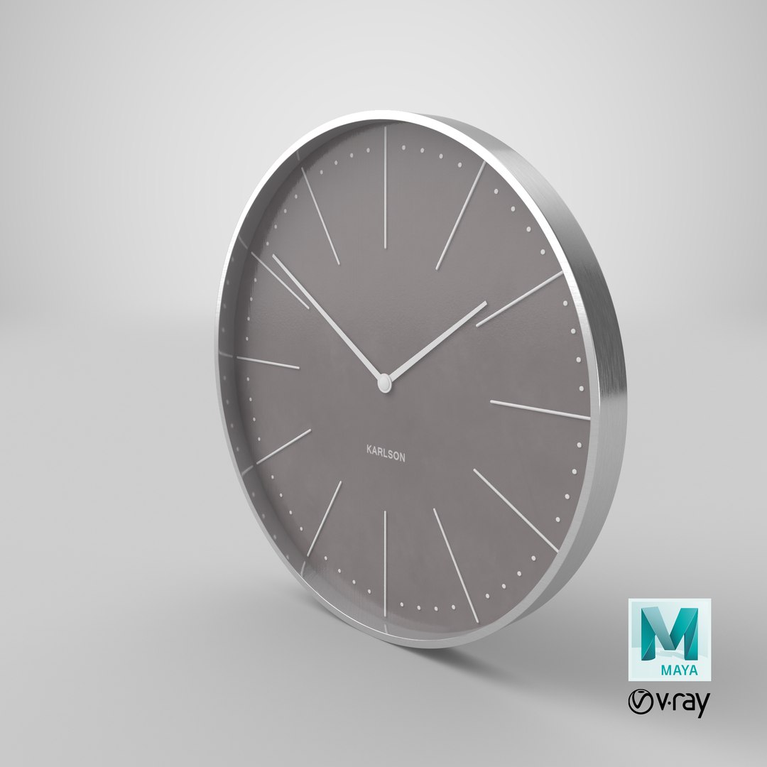 3D model clock wall karlson - TurboSquid 1381438