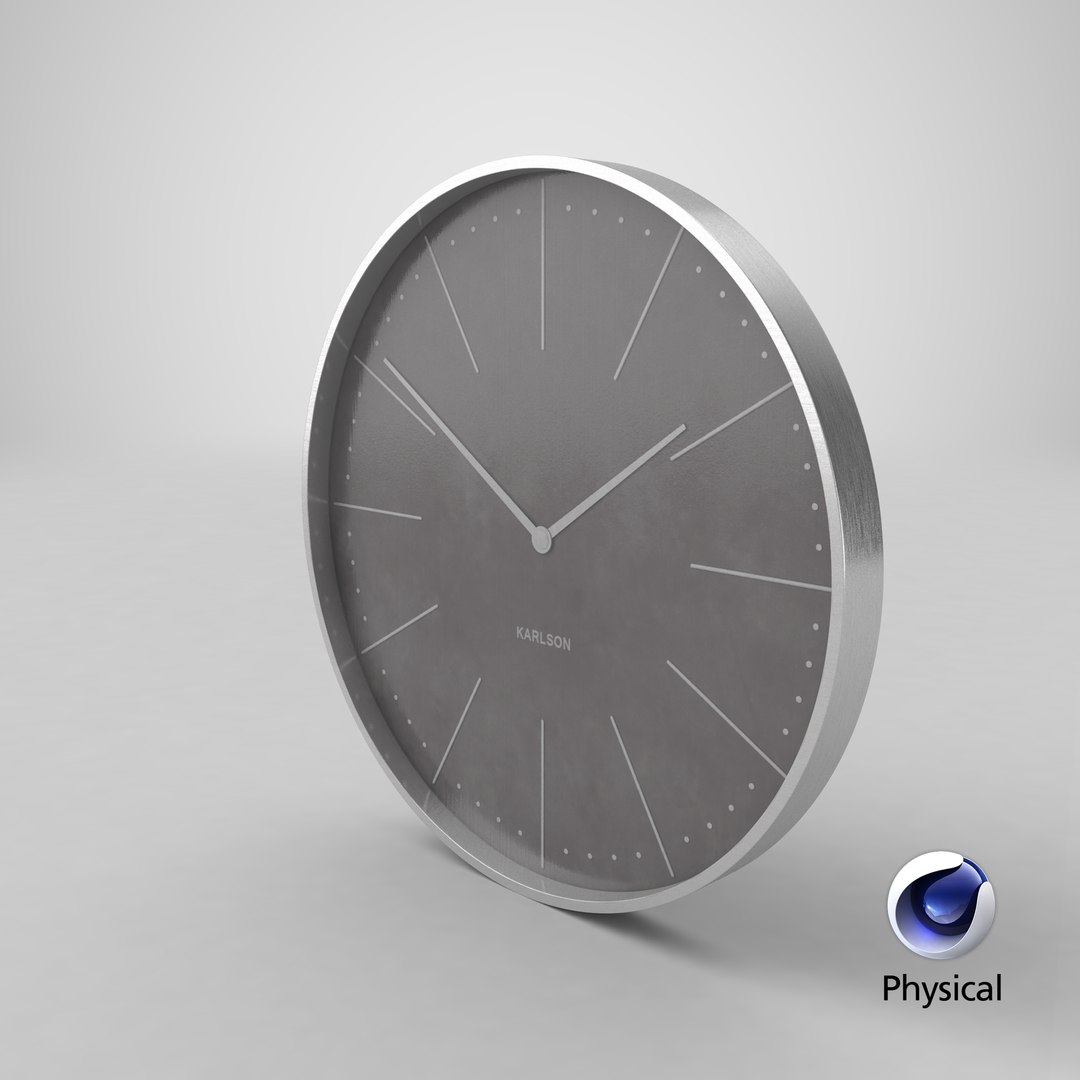 3D model clock wall karlson - TurboSquid 1381438