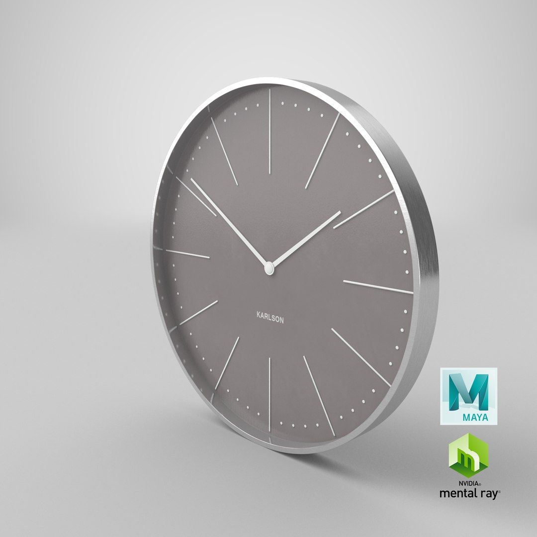 3D model clock wall karlson - TurboSquid 1381438