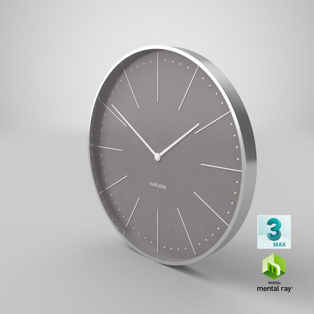 3D model clock wall karlson - TurboSquid 1381438
