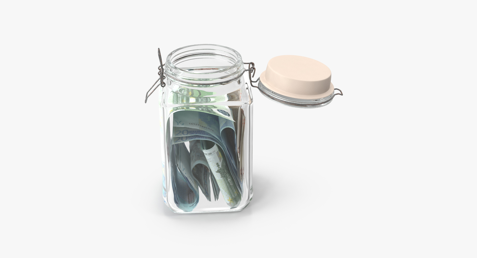3d Money Bags Jars
