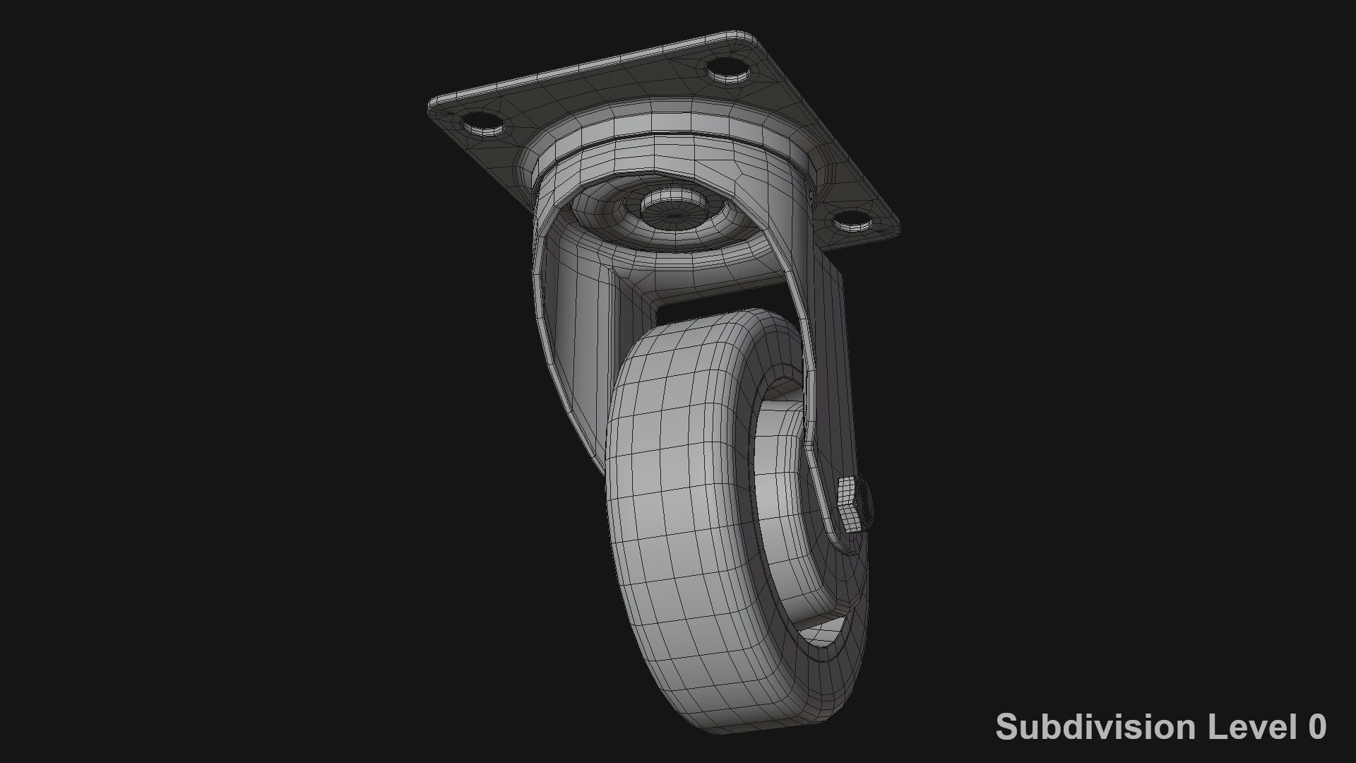 Caster Wheel 3D - TurboSquid 1480167