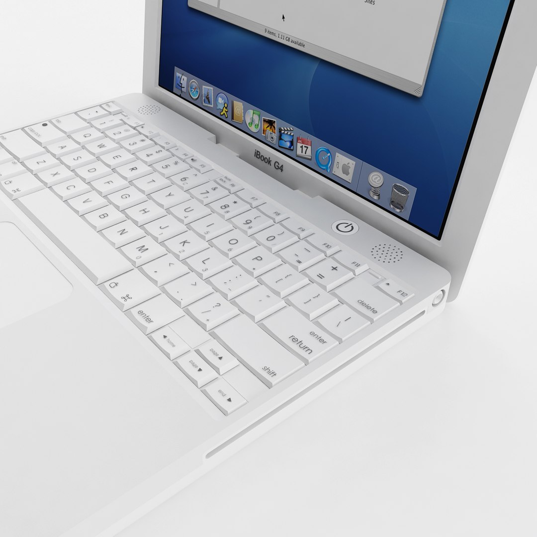 Ibook G4 3D Model - TurboSquid 1299450