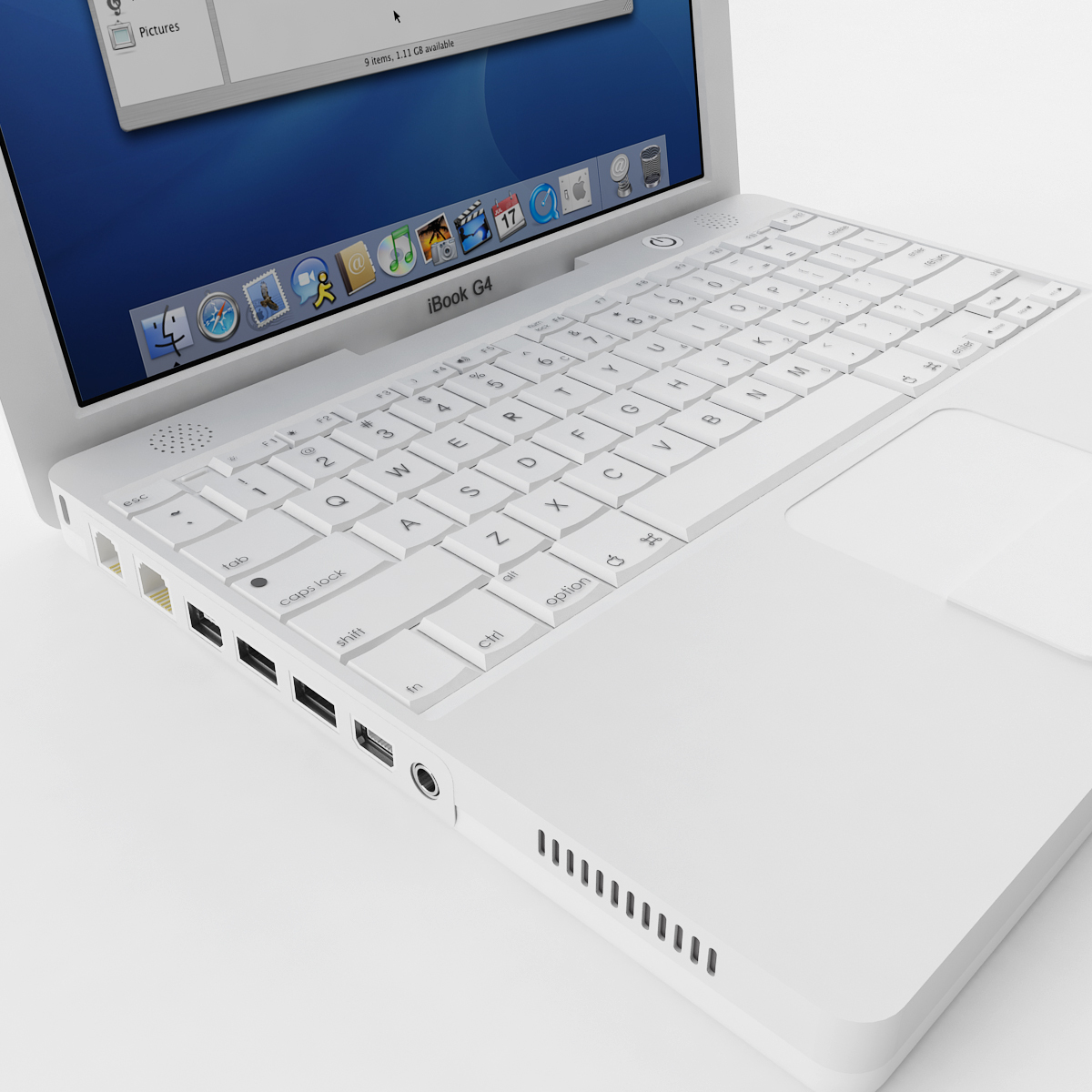 Ibook g4 3D model - TurboSquid 1299450