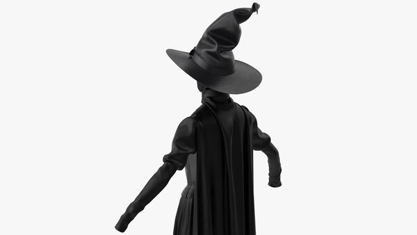 modelo 3d Disfraz de Bruja 4 - TurboSquid 2128883