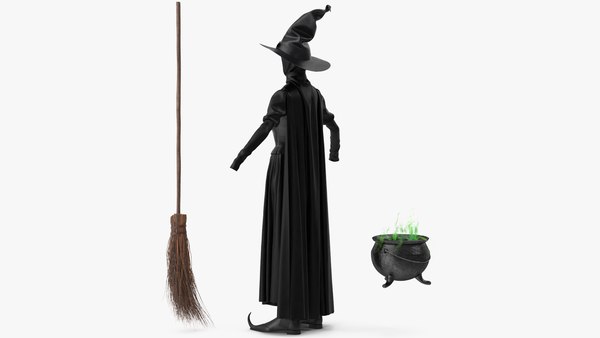 modelo 3d Disfraz de Bruja 4 - TurboSquid 2128883