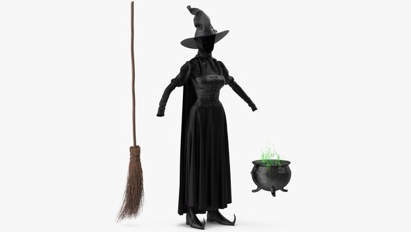 modelo 3d Disfraz de Bruja 4 - TurboSquid 2128883
