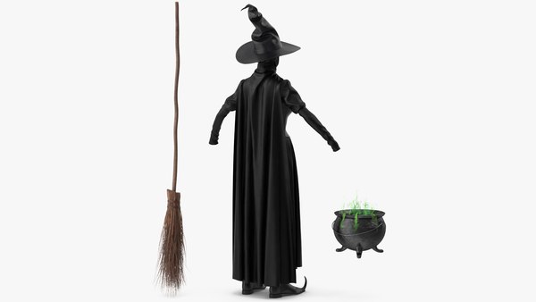 modelo 3d Disfraz de Bruja 4 - TurboSquid 2128883