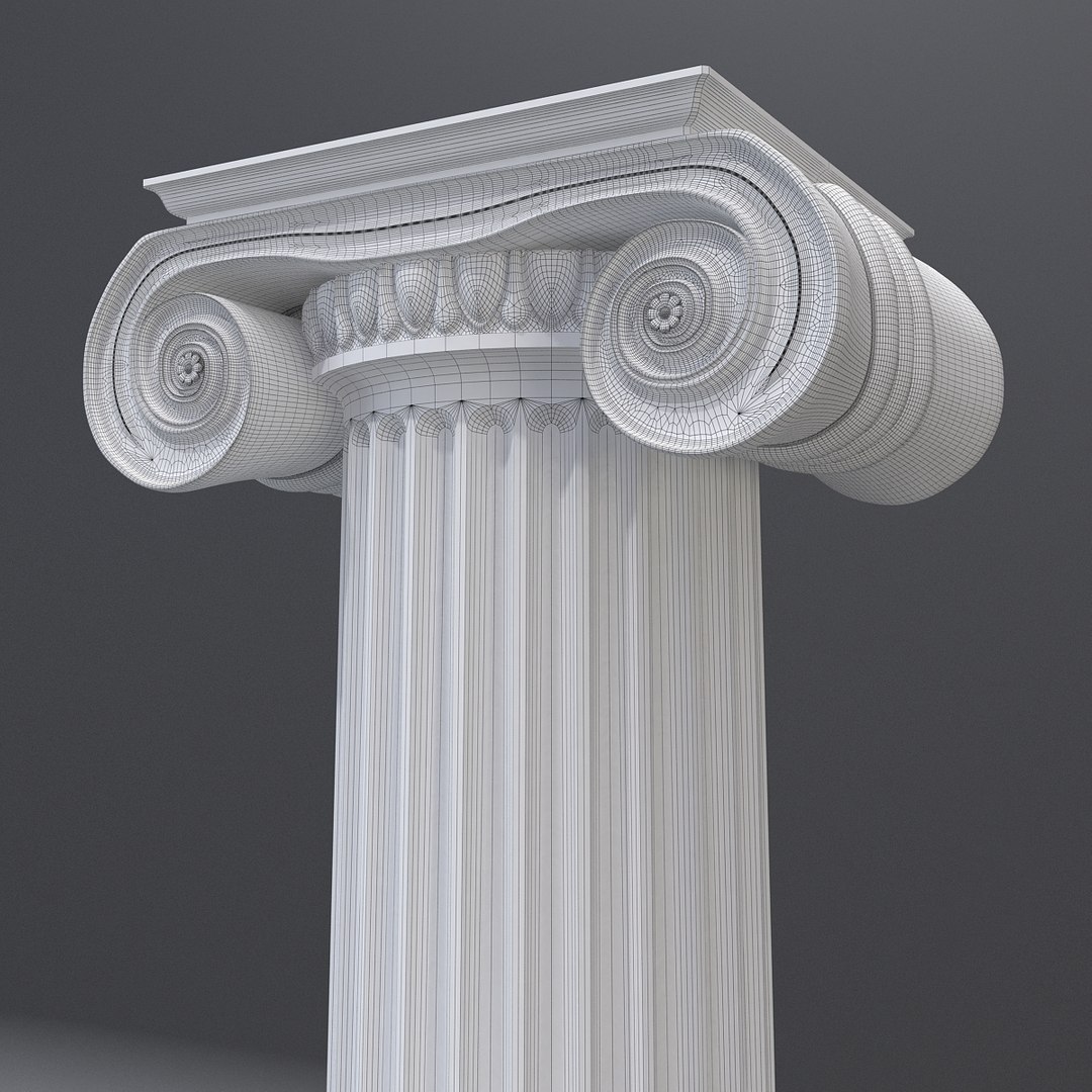 3d Antique Column 2