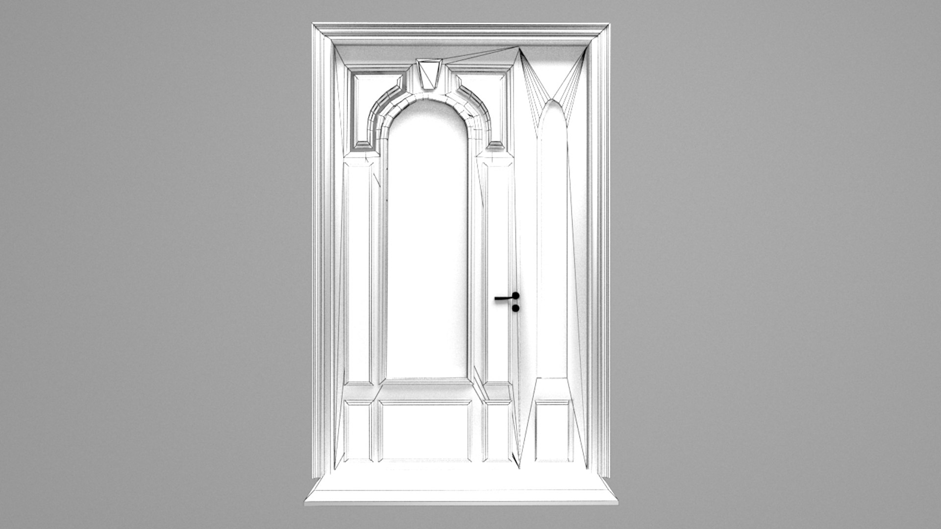 3D Main Door 2 Model - TurboSquid 1564403