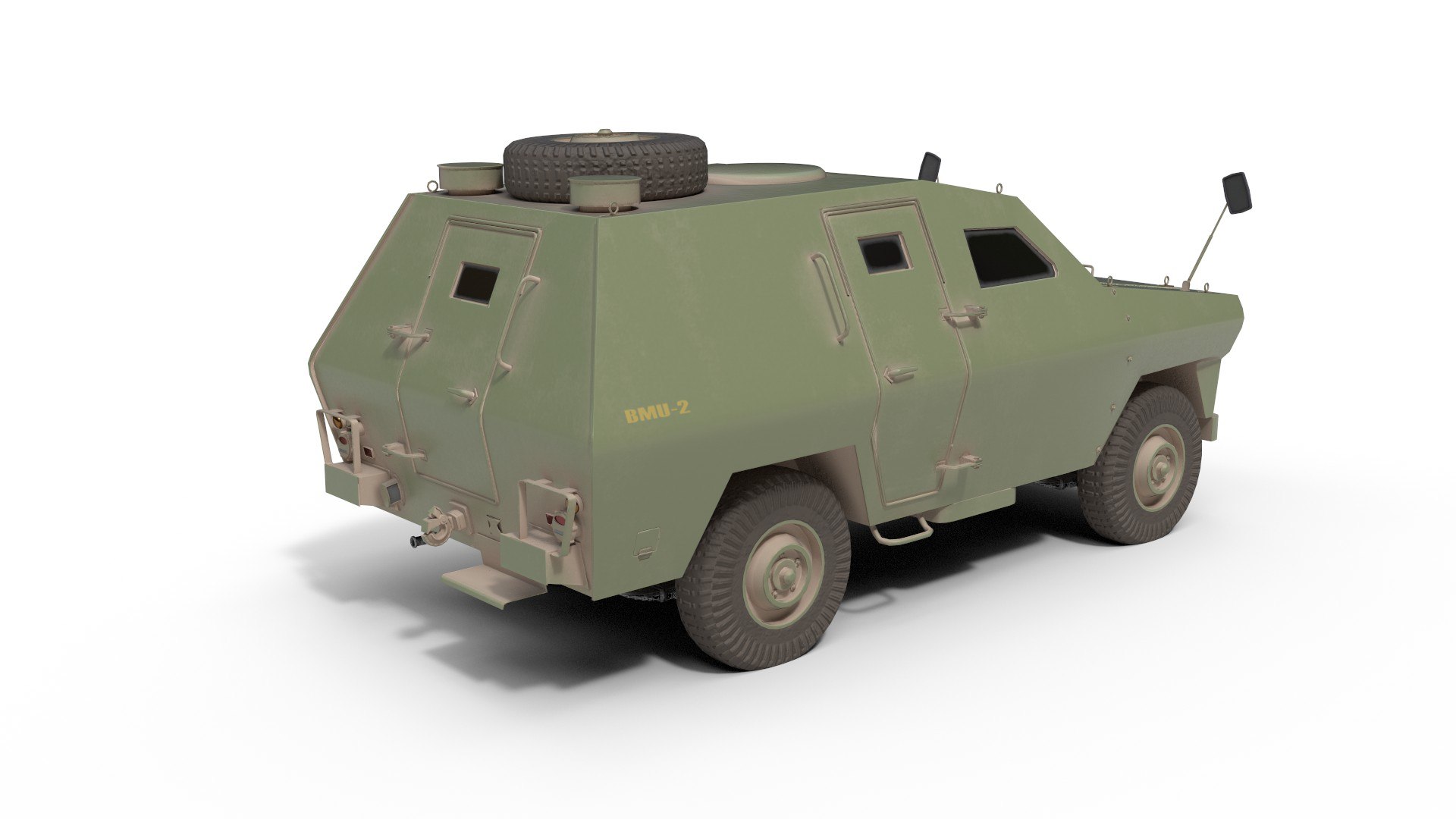 BMU-2 3D Model - TurboSquid 2390328