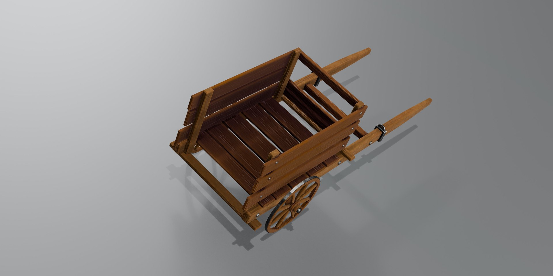 3D Wooden Stylized Carts - TurboSquid 2276535