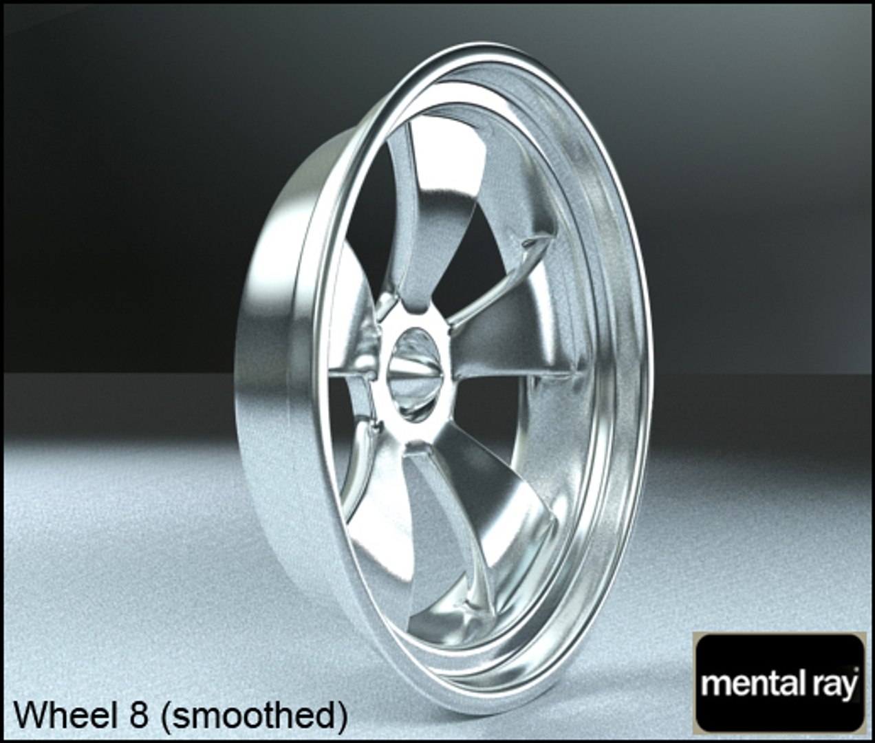 Wheel 8 3d Model