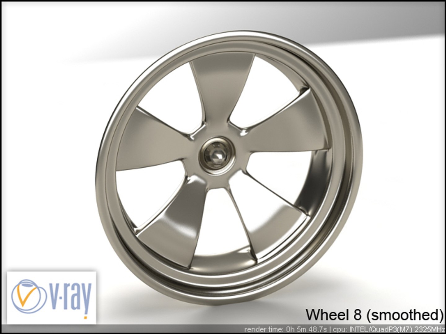 Wheel 8 3d Model