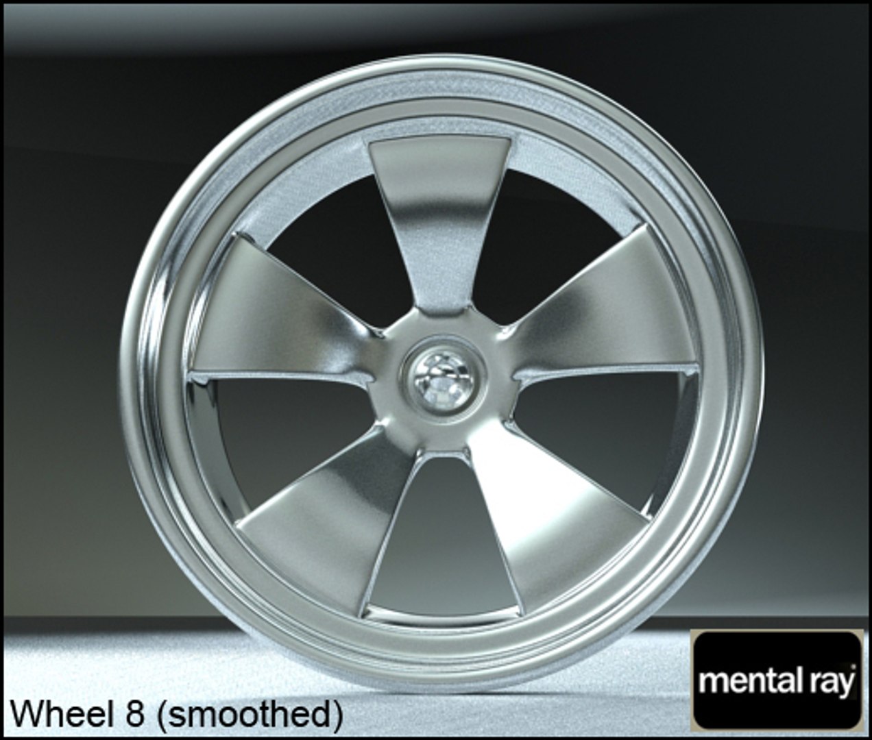 Wheel 8 3d Model