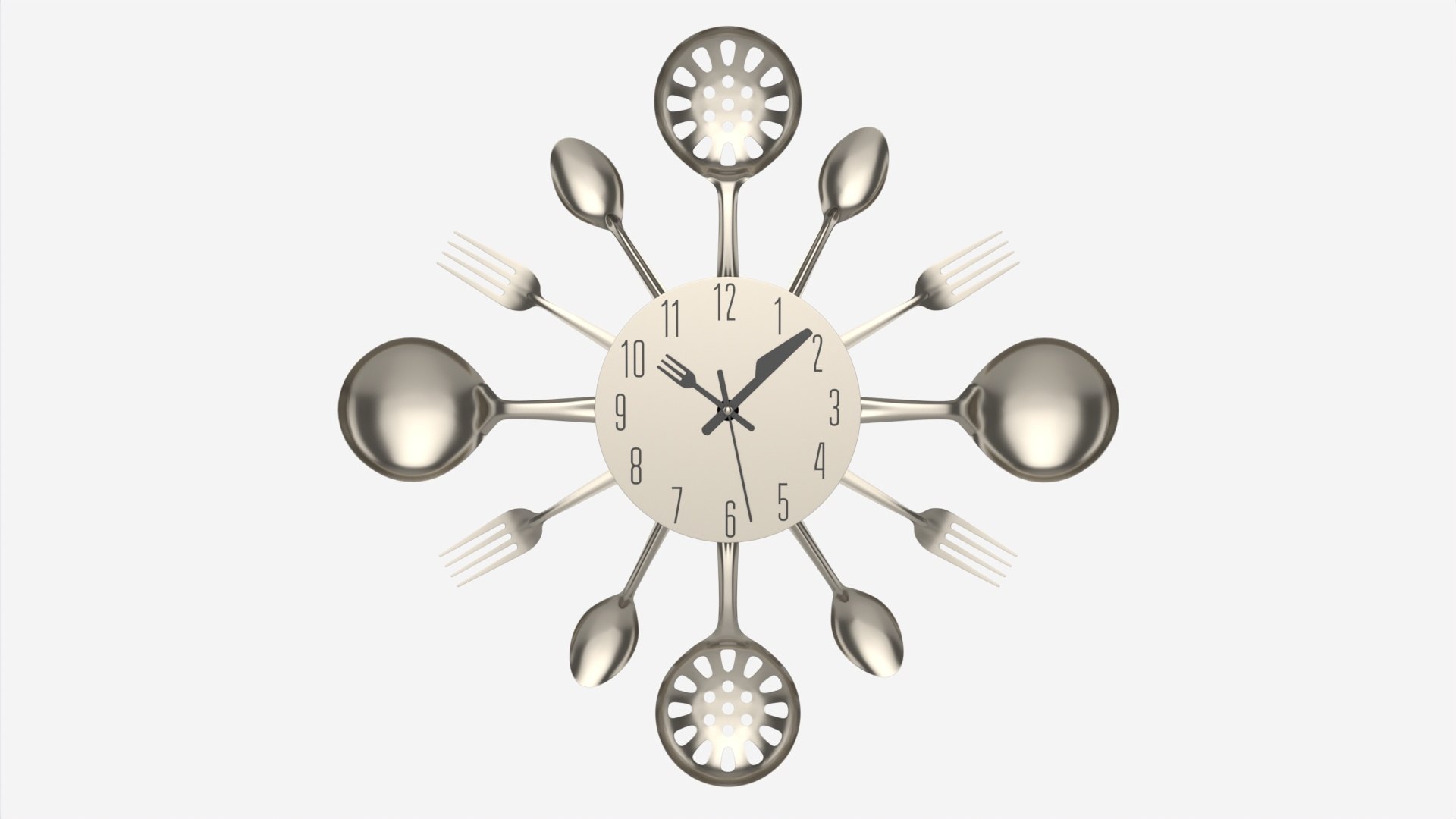3D Modern Design Large Wall Clock 07 - TurboSquid 1920967