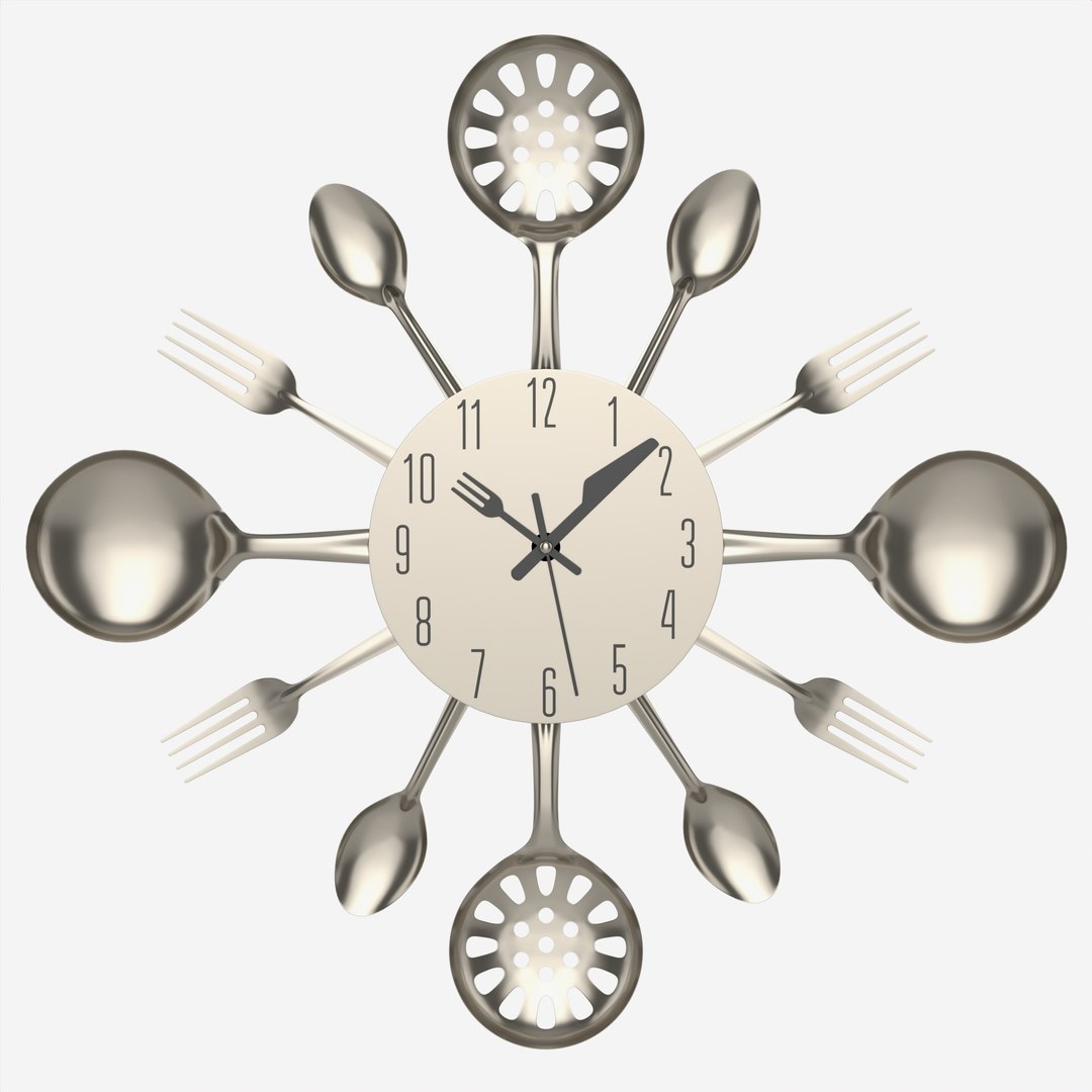 3D Modern Design Large Wall Clock 07 - TurboSquid 1920967