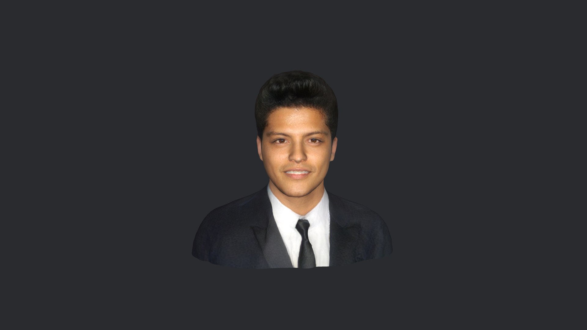 Bruno Mars- Realistic Bust Head Ready 3D Model - TurboSquid 1820717