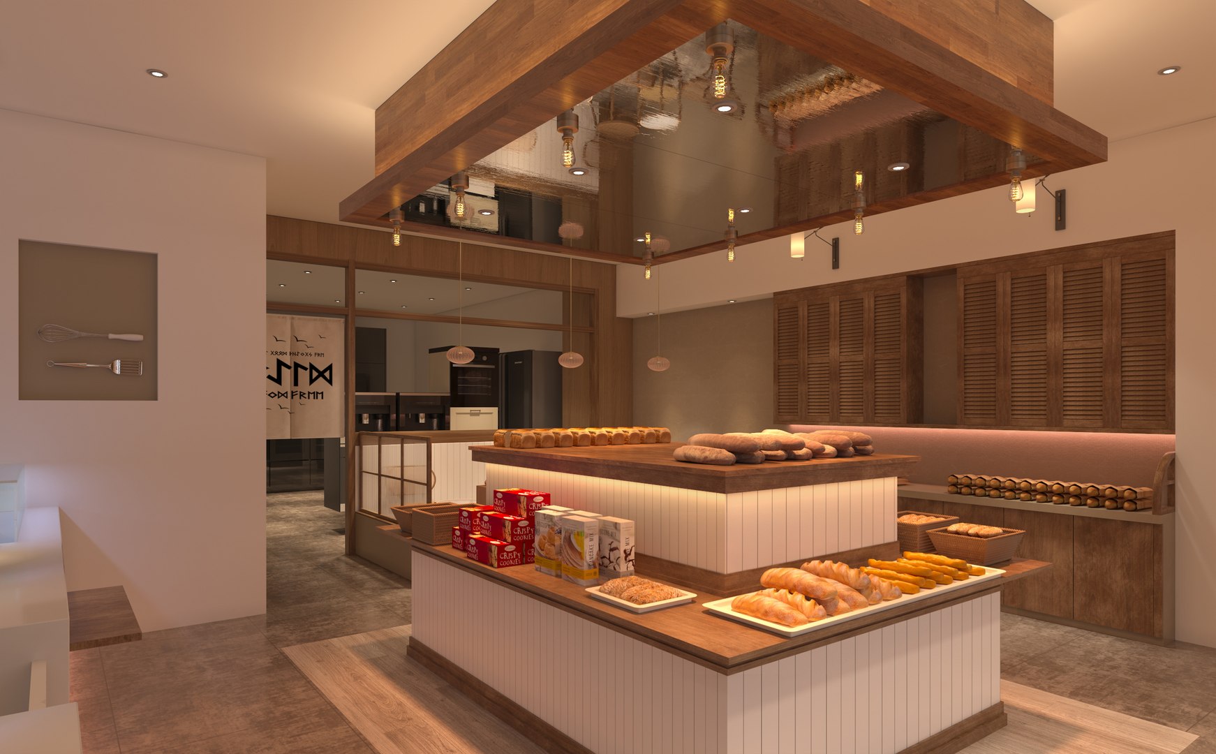 Bakery Store Interior 2 Model - TurboSquid 2314347