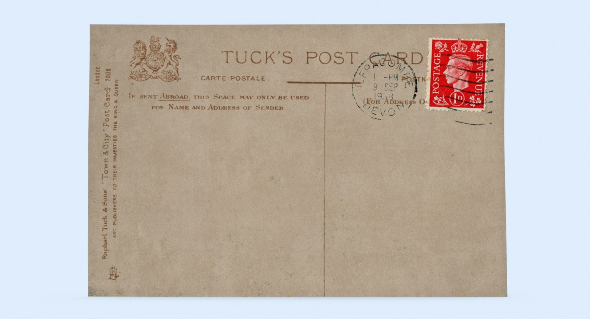 postcard 02 3d max