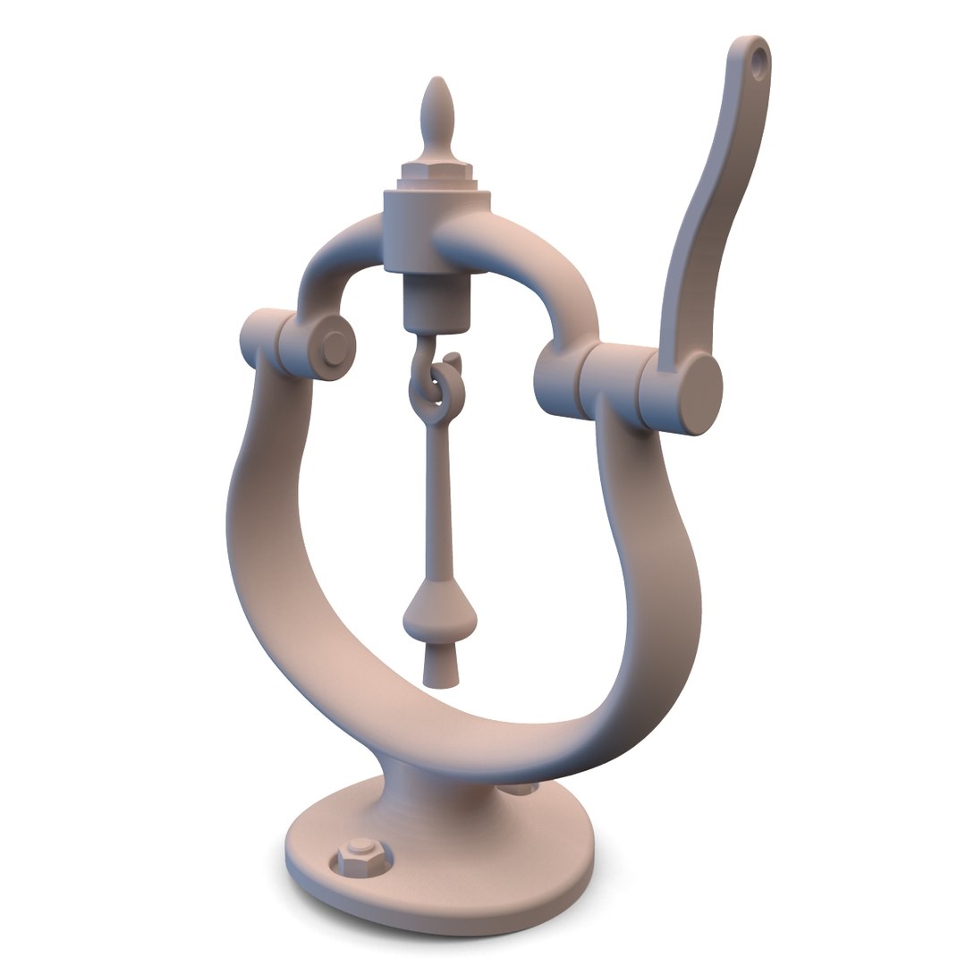 3d Model Of Locomotive Bell Schoolhouses Houses