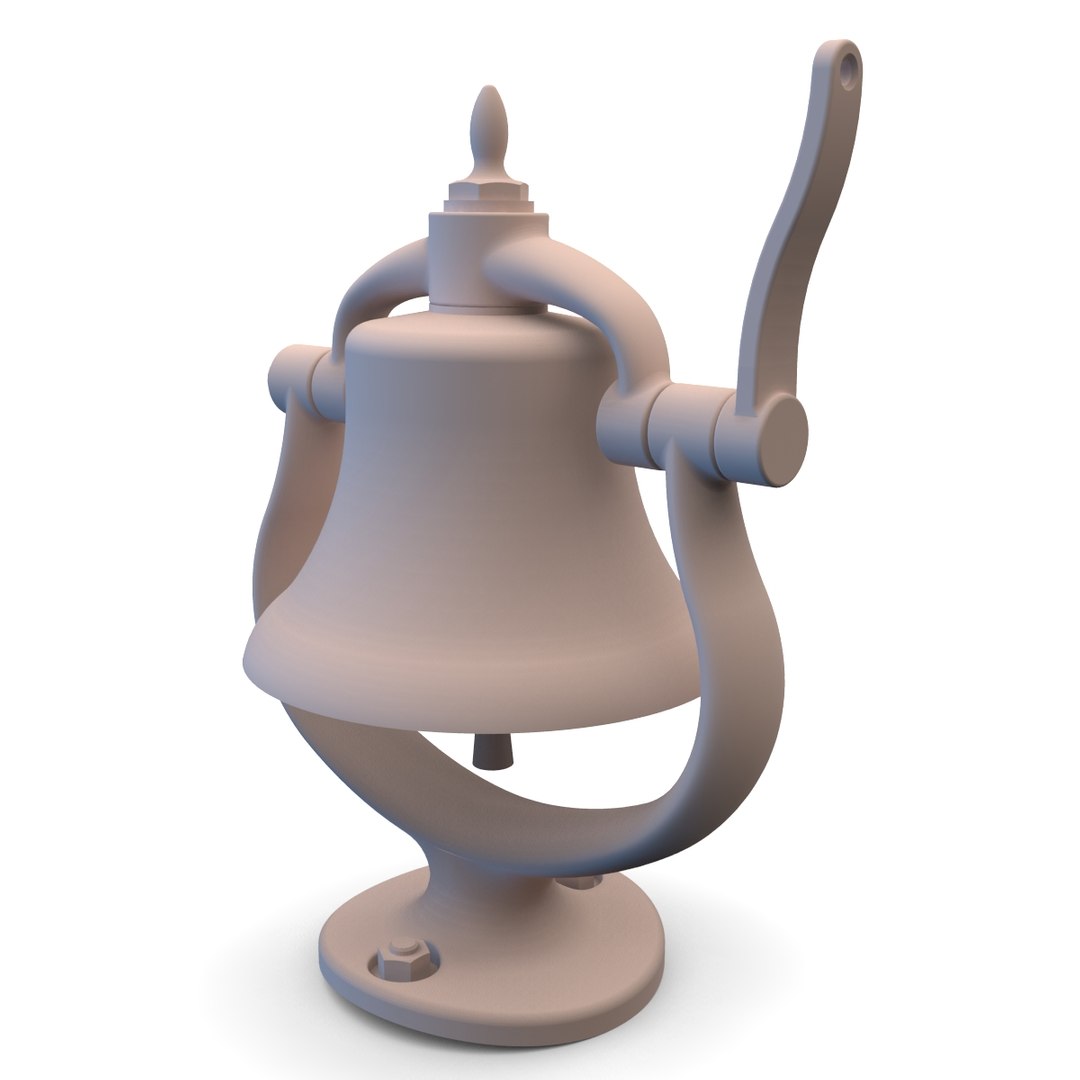 3d Model Of Locomotive Bell Schoolhouses Houses