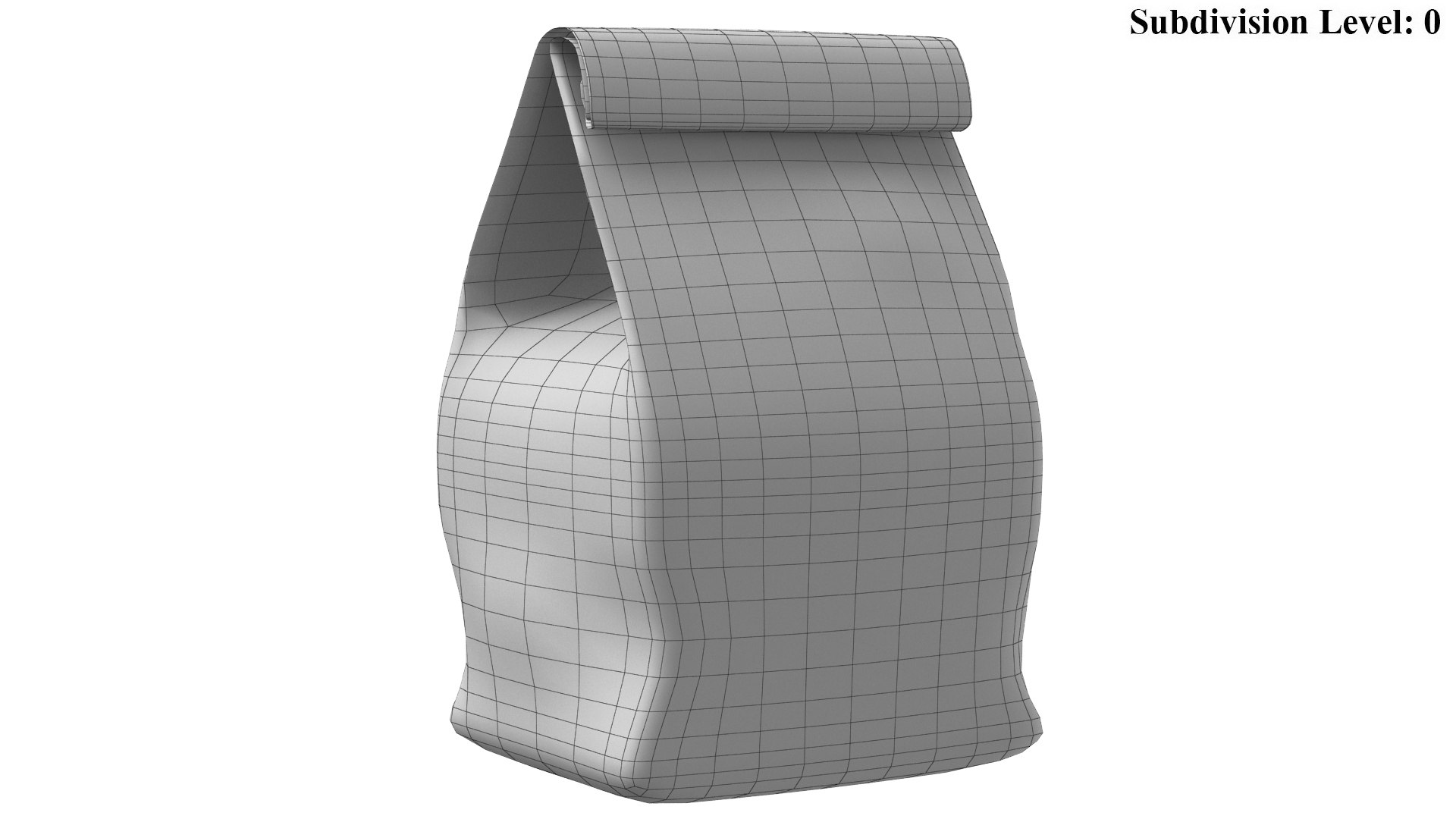3D Model Detailed Paper Bag - TurboSquid 2043800
