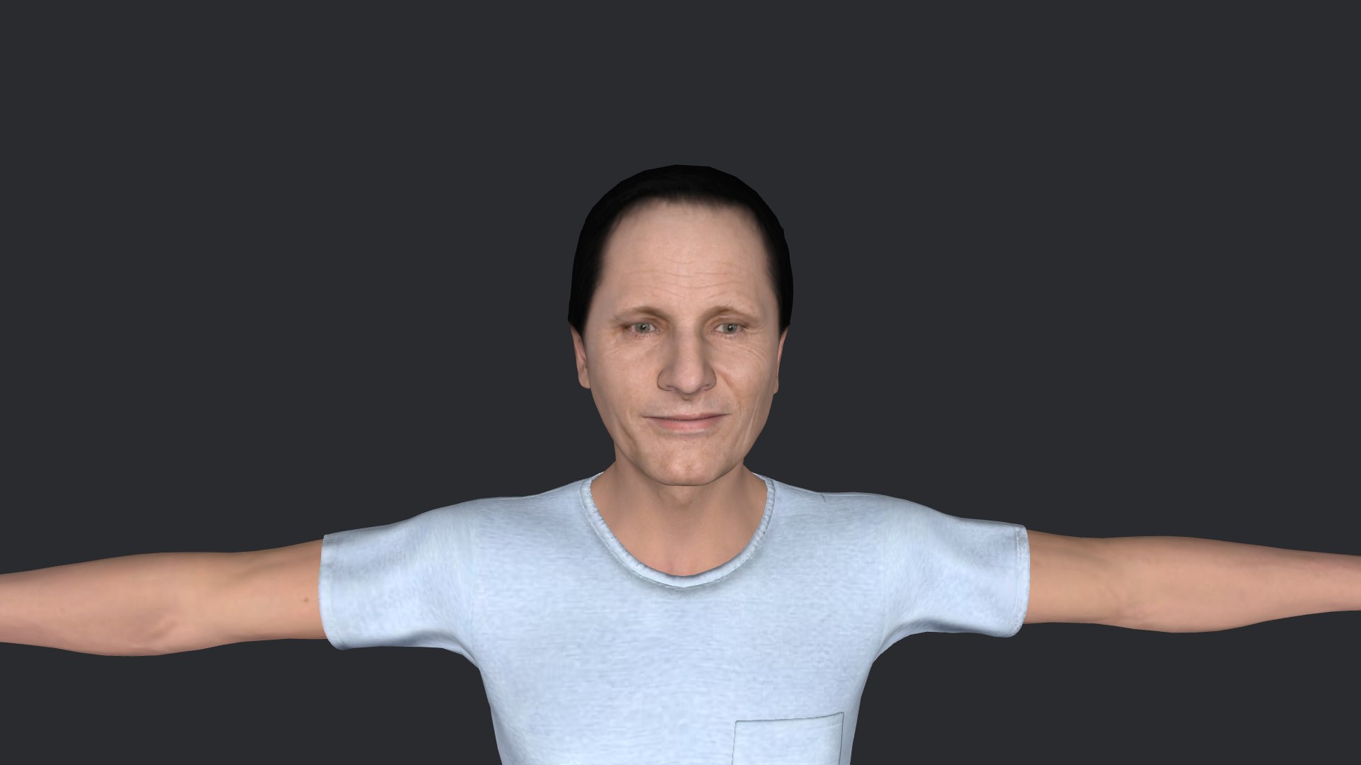 3D Viggo Mortensen Hyper Realistic Full Body Fully Rigged 3D Character - TurboSquid 2230514