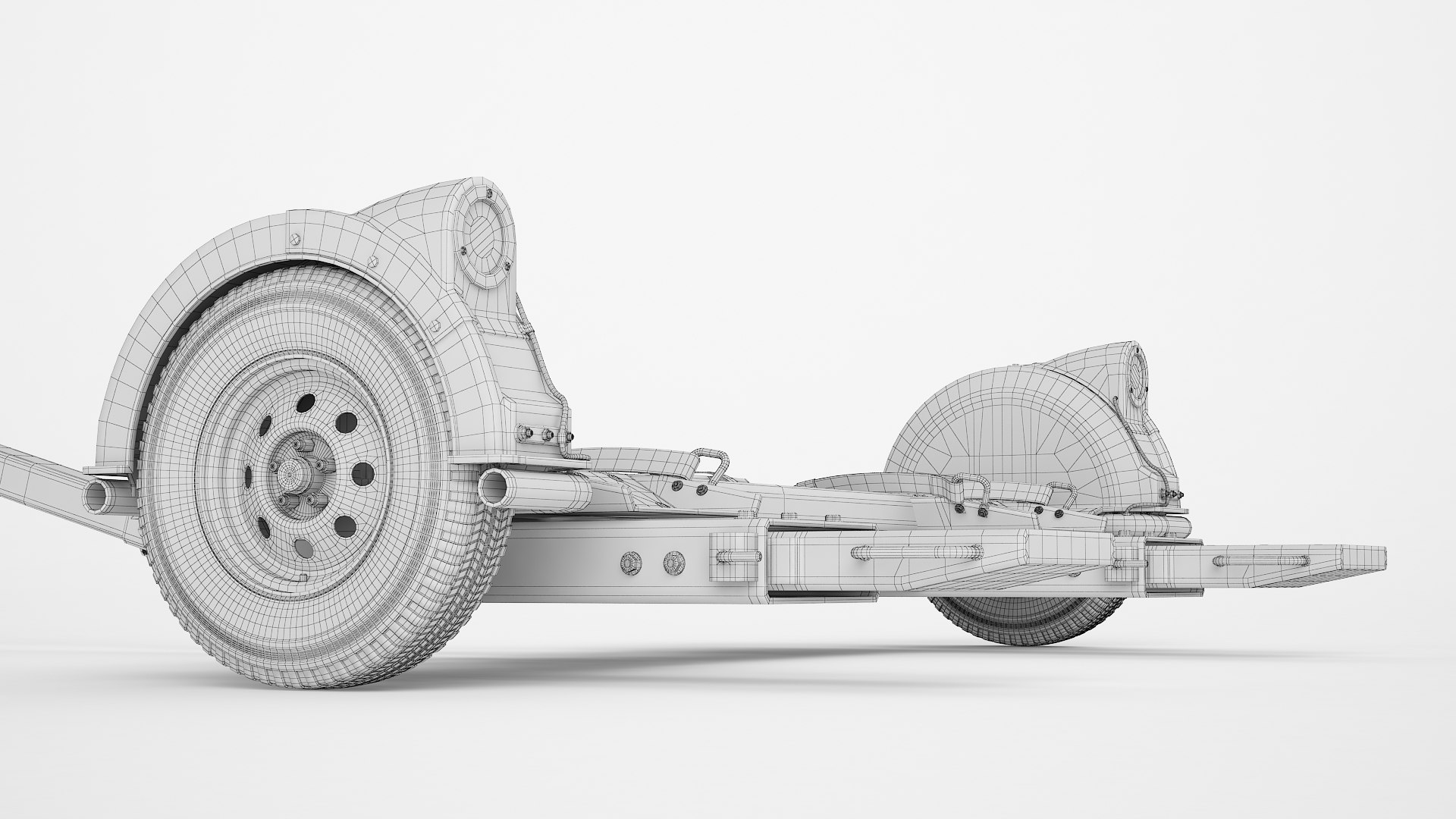 Car Tow Dolly 03 3D model - TurboSquid 2163226