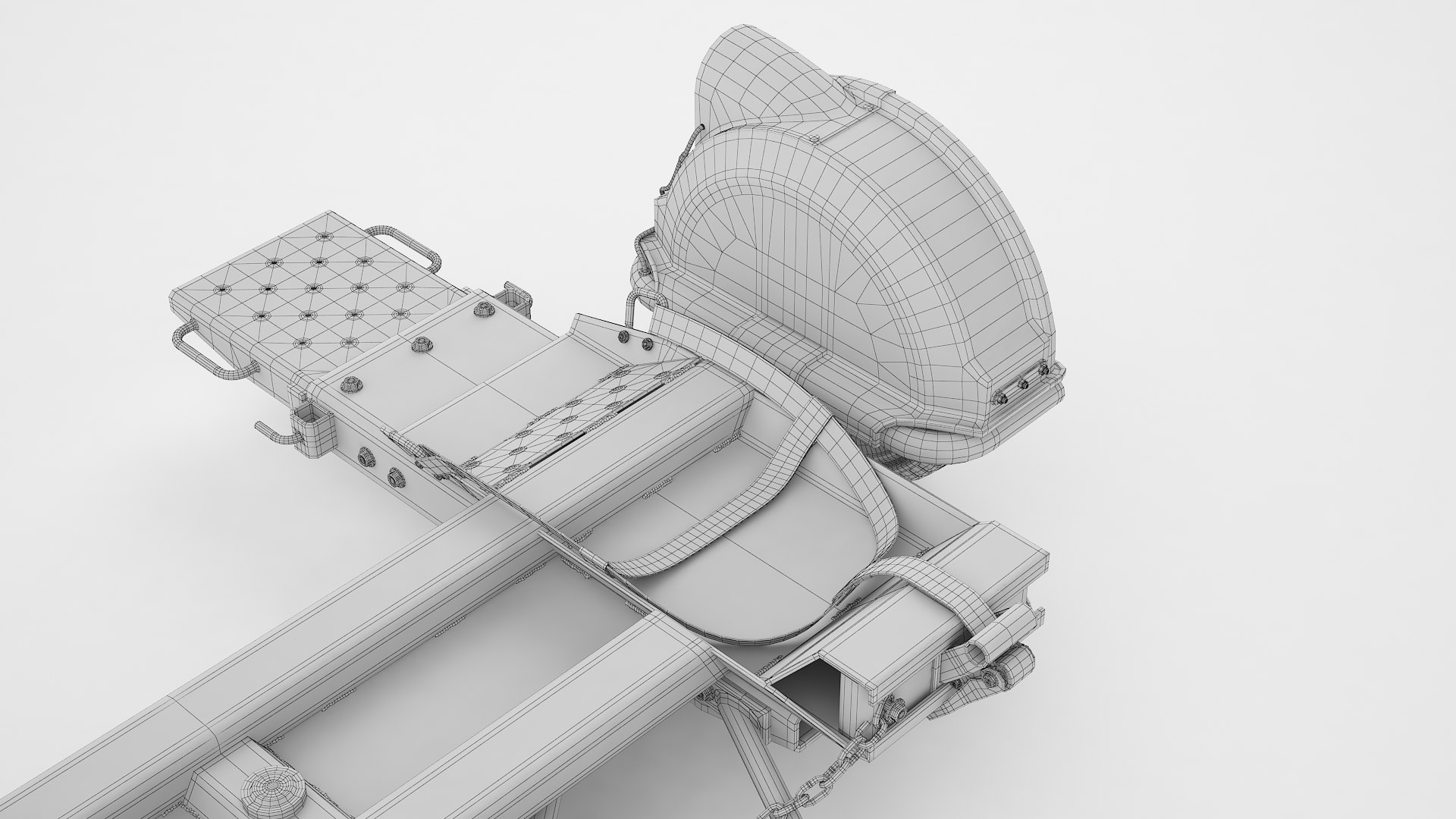Car Tow Dolly 03 3D model - TurboSquid 2163226