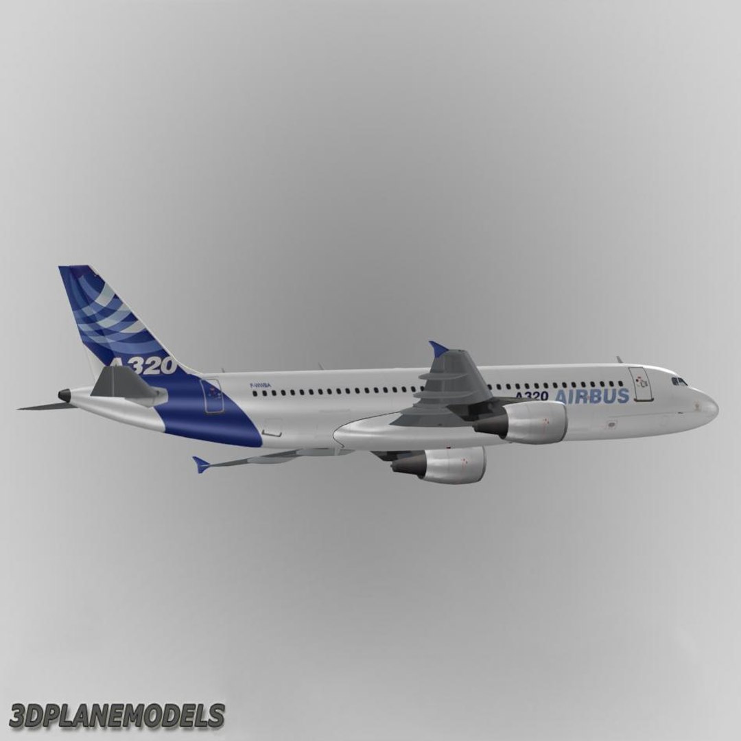 3d Model Of Airbus A320 House A-320