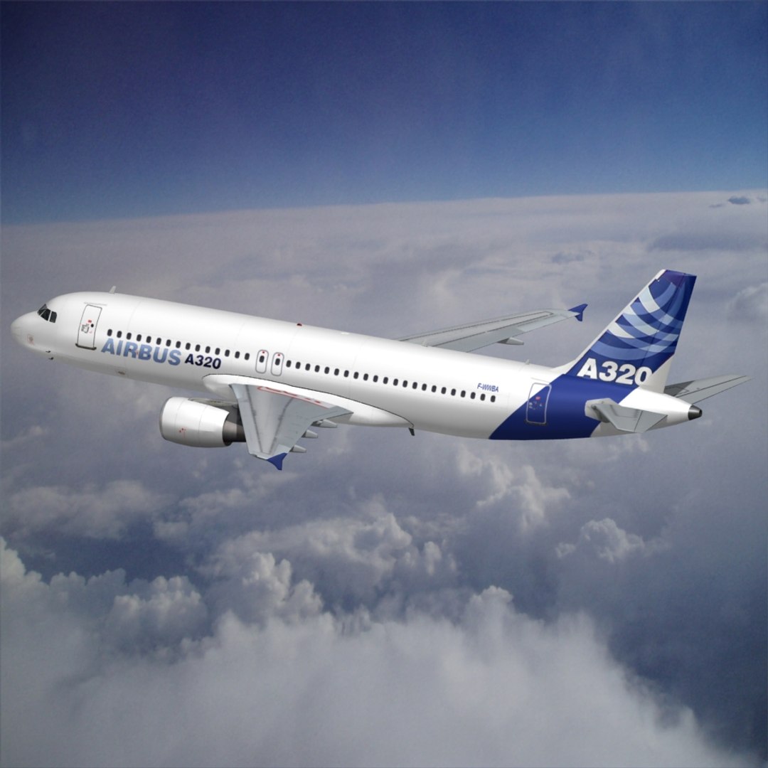 3d Model Of Airbus A320 House A-320