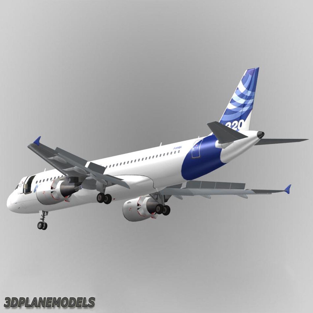 3d Model Of Airbus A320 House A-320