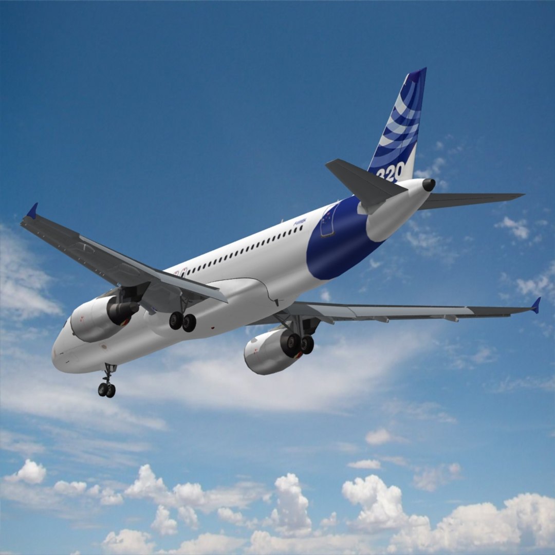 3d Model Of Airbus A320 House A-320