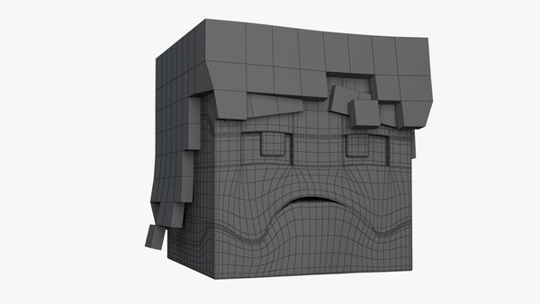 modelo 3d Cabeza de Minecraft gratis - TurboSquid 2407818