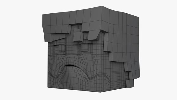 modelo 3d Cabeza de Minecraft gratis - TurboSquid 2407818