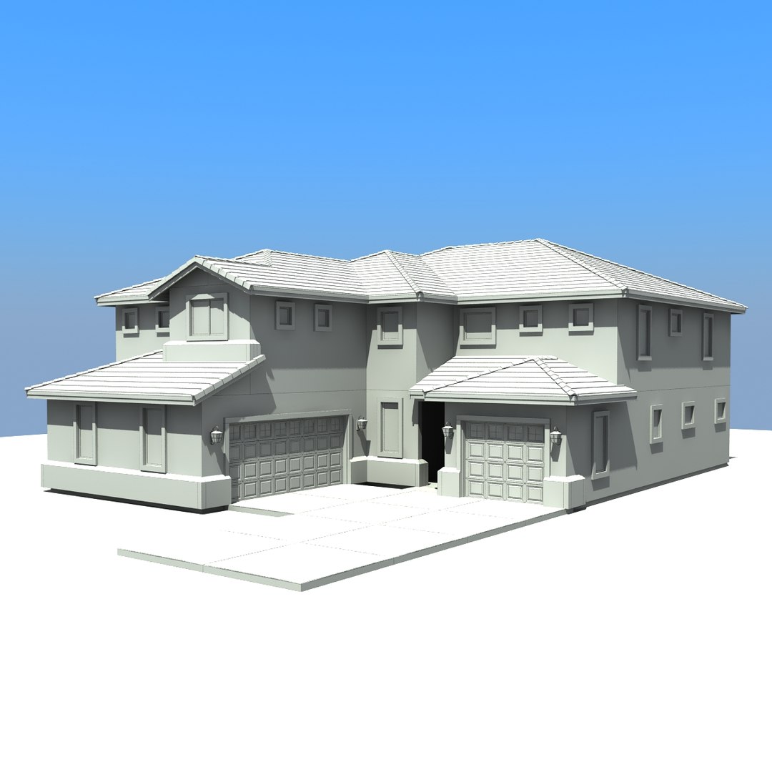 3ds house homes dwelling
