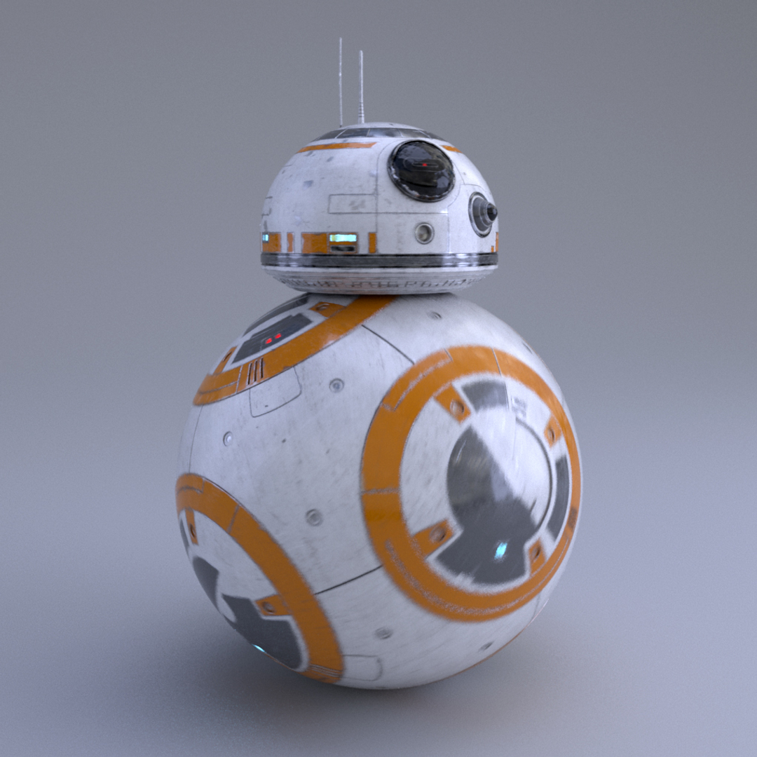Star Wars Bb-8 3d Model