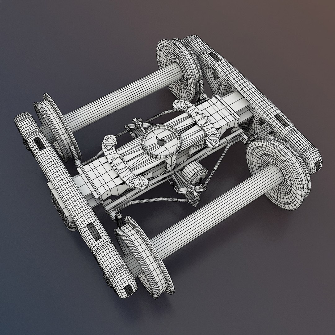 Freight Bogie 3d Dwg