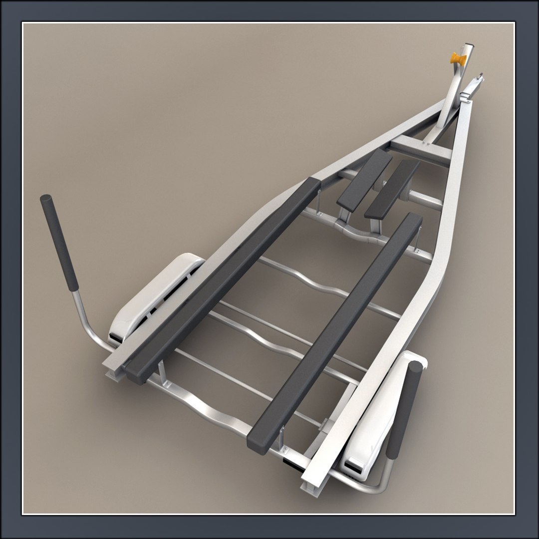3d Model Boat Trailer