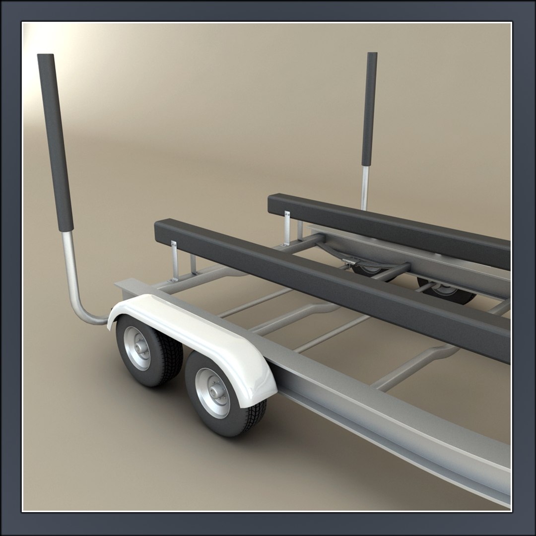 3d Model Boat Trailer