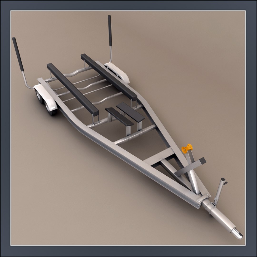 3d Model Boat Trailer